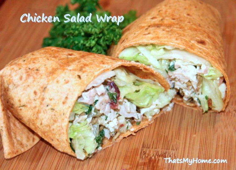 Chicken Salad Wrap Recipes Food And Cooking