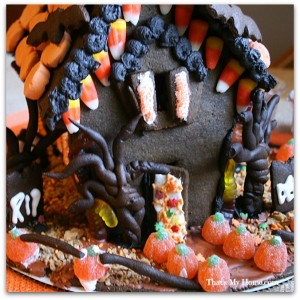 Halloween Gingerbread House - Recipes Food and Cooking