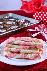 Peppermint Stick Cookies - Recipes Food and Cooking