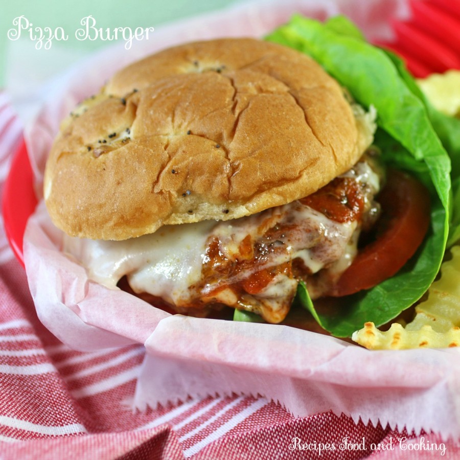 Pizza Burger - Recipes Food and Cooking