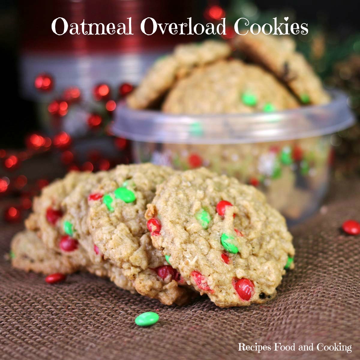 Oatmeal Overload Cookies - Recipes Food and Cooking
