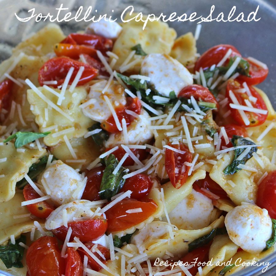Tortellini Caprese Salad