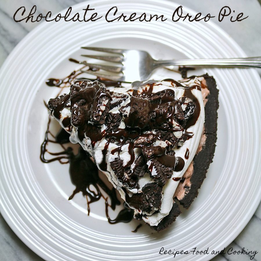 Chocolate Cream Oreo Pie from Recipes Food and Cooking