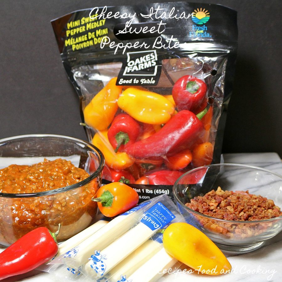 Cheesy Italian Sweet Pepper Bites - Recipes Food and Cooking from ...